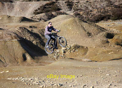 Photo 6x4 Mountain Biking among the Spoil Tips Goon Gumpas This whole ...