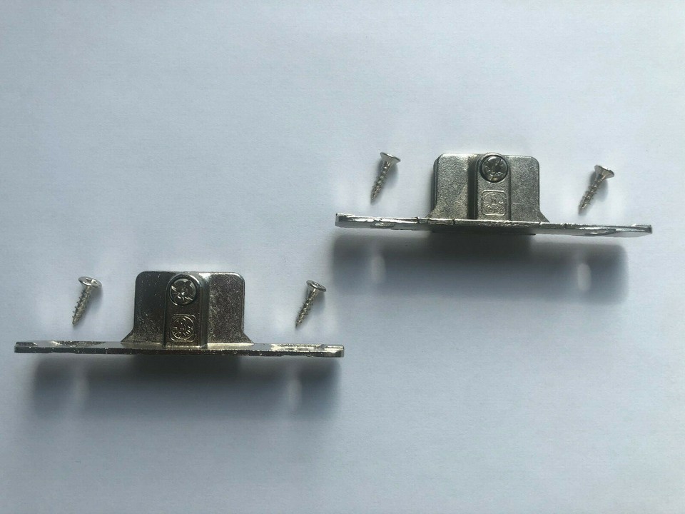 Genuine INDAUX Kitchen Drawer Front Fixing Brackets Pair Including ...