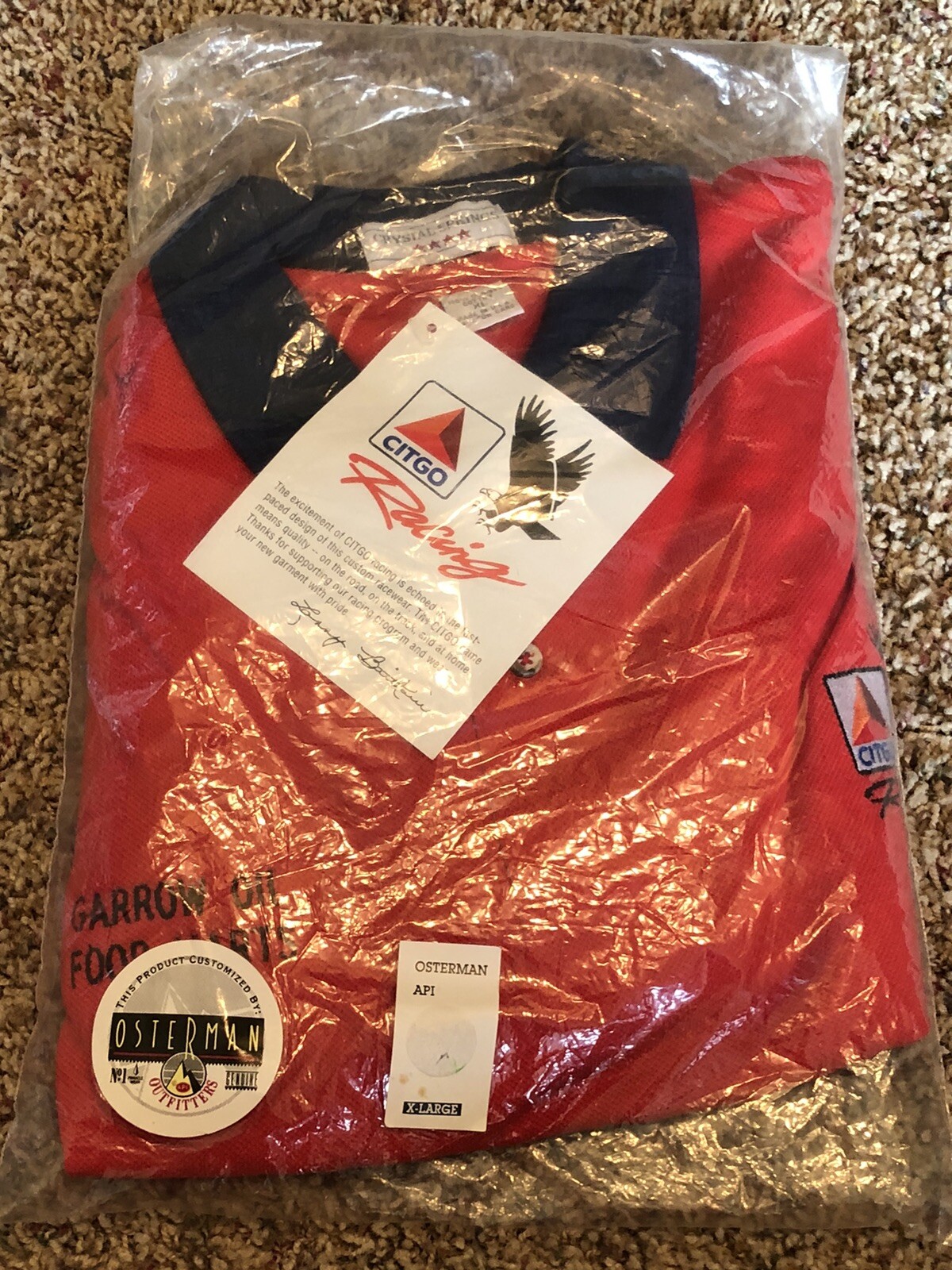 Citgo Racing Size XL USA Garrow Oil Food Marts Brand New | eBay