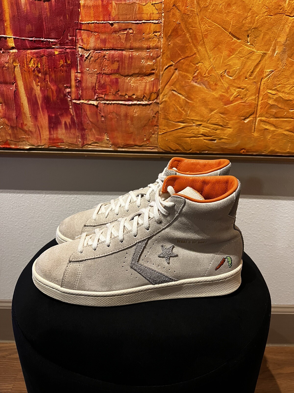 CONVERSE X BUGS BUNNY PRO LEATHER HI Sneaker US Mens 8 - Gem