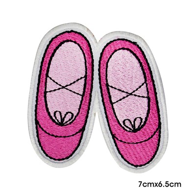 Ballerina Patch, Ballet shoes patch, Ballet Dancing, Embroidered Iron on Patch | eBay