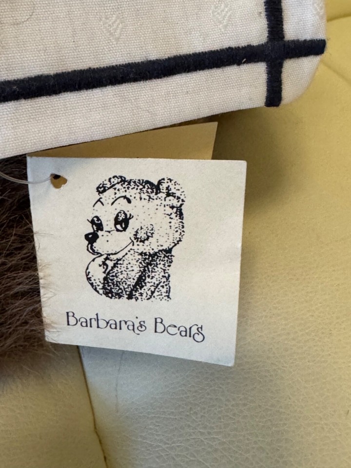 15" Artist Made Barbara Brown Bear of Barbara's Bears Fully Jointed ...