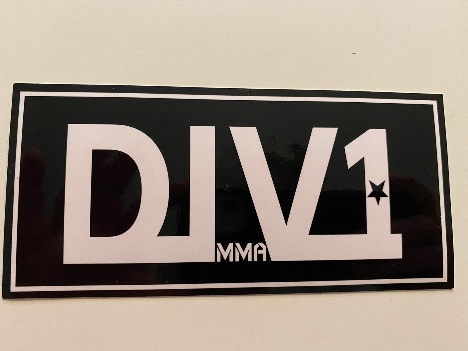 MMA STICKER UFC STICKER DIVISON ONE MMA JIU JITSU GRACIE BJJ WRESTLING ...