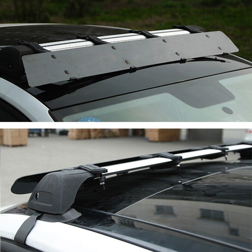 Universally Fit Rooftop 43" Roof Rack CrossBar Wind Fairing Air ...
