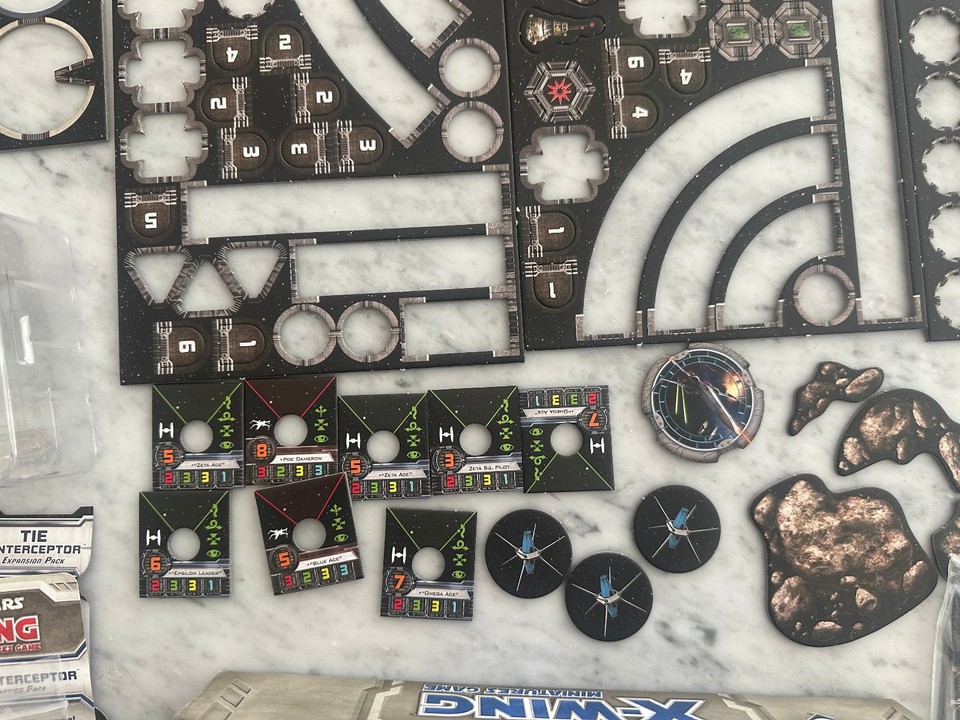 STAR WARS X-WING MINIATURES GAME FIRST ORDER STARTER SET + 4 EXPANSIONS ...