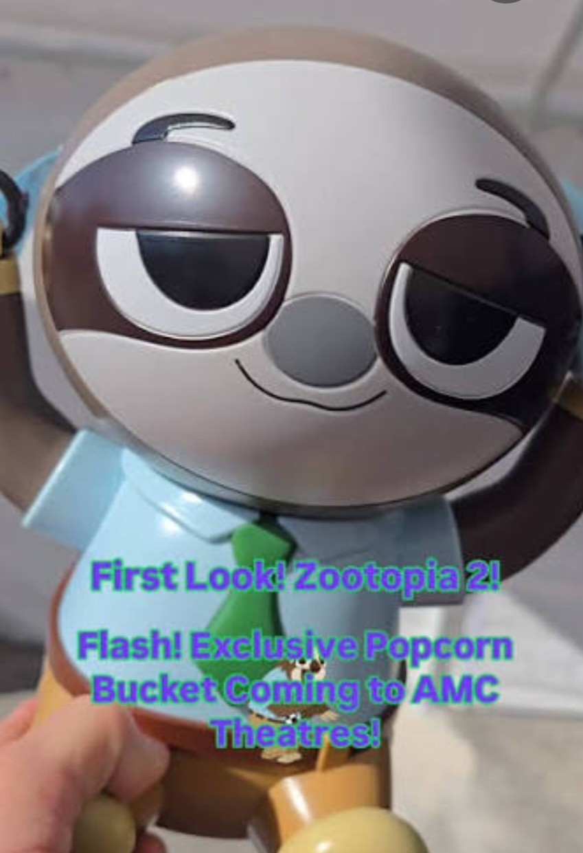 Zootopia 2 Flash Popcorn Bucket AMC Exclusive in hand. | eBay
