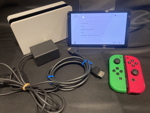 Nintendo Switch OLED Console Set Tested Region Free English [A Rank] | eBay
