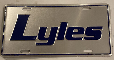 vintage Lyles auto license plate WV | eBay