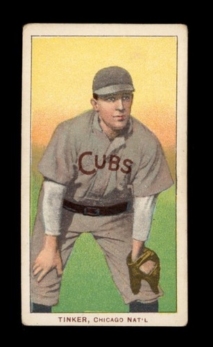 1909-11 T206 Set-Break Joe Tinker Sweet Caporal VG-VGEX (marked ...