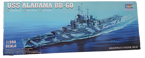 1/350 Trumpeter US Battleship USS Alabama BB 60 + Blue Ridge Models ...