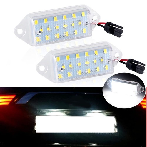 2Pcs White LED Licence Plate Light 8341A099 For Mitsubishi Lancer EVO ...