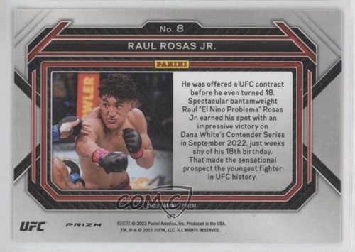2023 Panini Prizm UFC - Ruby Wave Prizm #8 Raul Rosas (RC) for sale ...