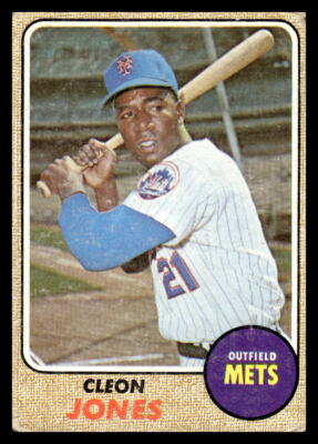 1968 Topps Cleon Jones #254 New York Mets Baseball Card | eBay