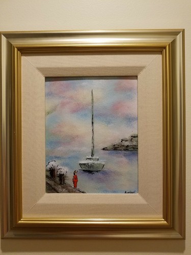 VINTAGE ENAMEL ON COPPER PAINTING SIGNED RAPHAEL | eBay