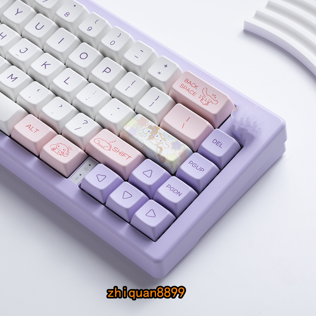 Cinnamoroll Key Cap MDA Height PBT Keycap Set for Mechanical Keyboard ...