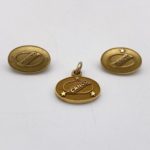 Vintage Advertising Pins And Pendant Set Canco American Can Company ...