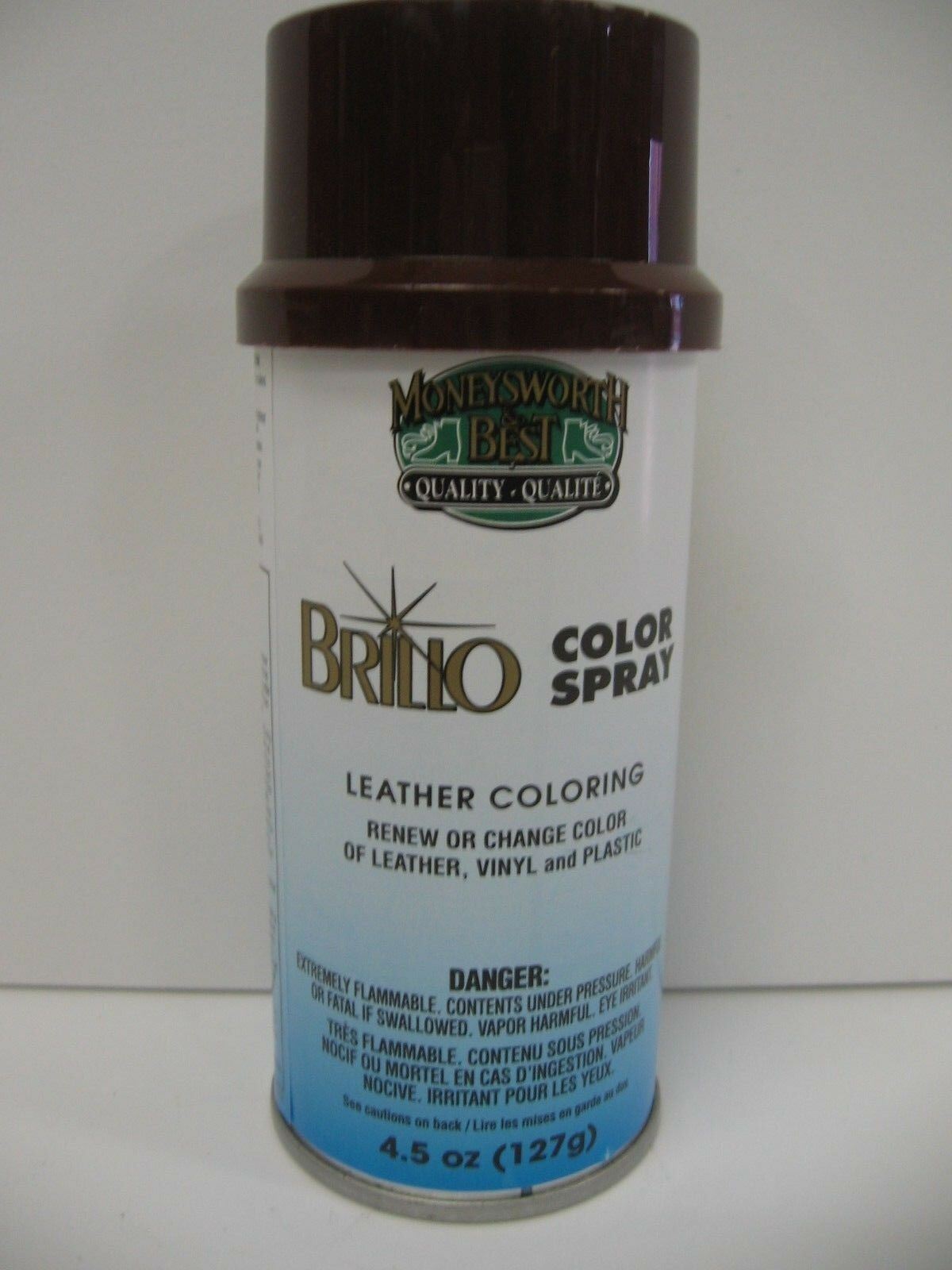 M&B BRILLO Shoe Color Spray Leather Paint Leather & Vinyl Coloring - 4. ...