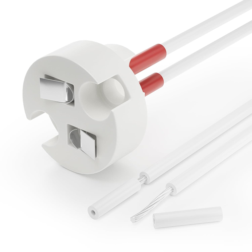 10 Pack MR16 G4 LED Halogen Lamp Socket, Bi-Pin Wire Connector Base for ...