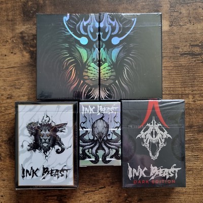 Ink Beast Playing Cards New & Sealed Limited Edition Rare Curio Deck | eBay