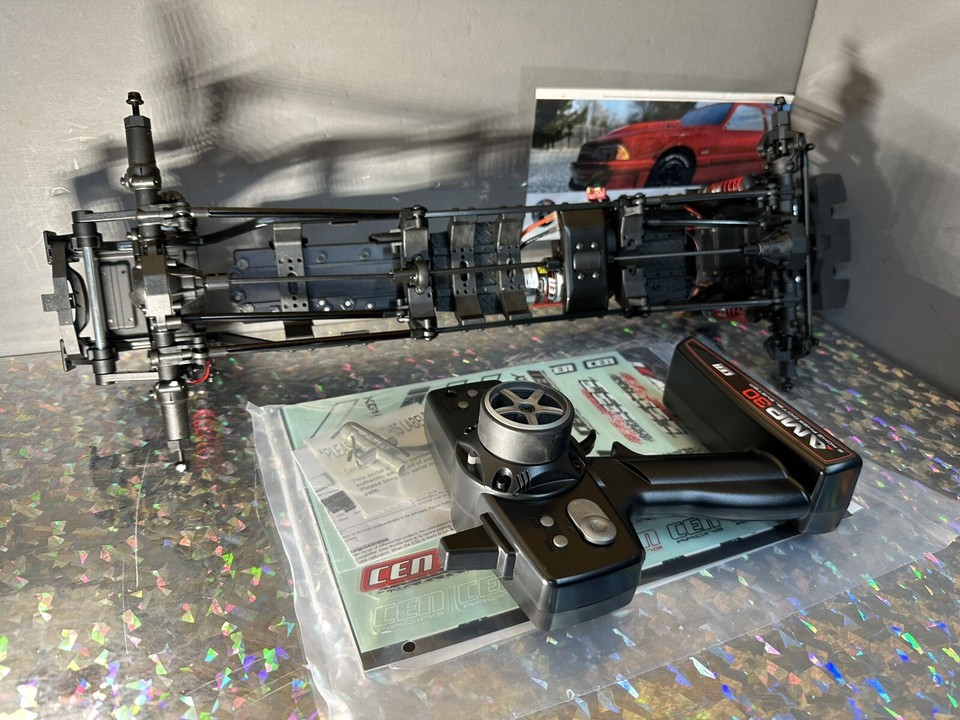 CEN Racing Ford F450 Dually 1/10 4wd Roller Slider Chassis w/ Servo & Motor ARTR | eBay