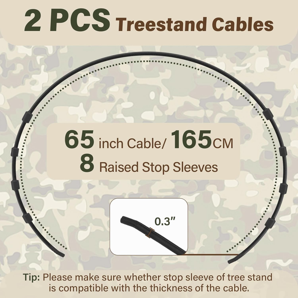 Climbing Tree Stand Replacement Cables for Summit Climber 65 Hang On ...