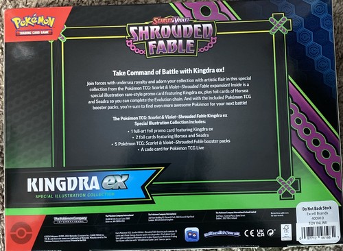 Pokemon Shrouded Fable Special Illustration Collection Box KINGDRA EX ...