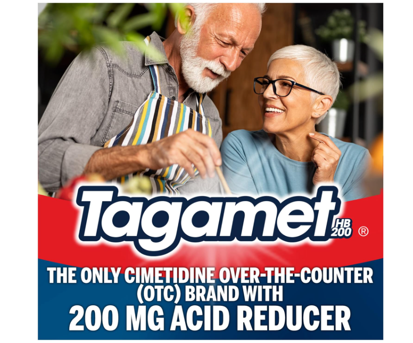 Tagamet HB 200 Mg Cimetidine Acid Reducer and Heartburn Relief, 70 ...