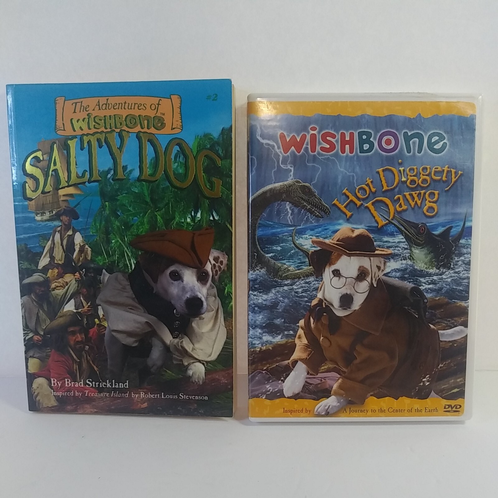 Ultra Rare The Adventures Of Wishbone Hot Diggity Dog DVD & Salty Dog ...