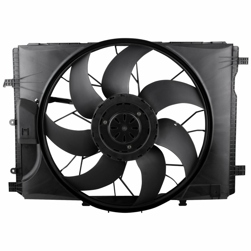 Radiator Cooling Fan Assembly For Mercedes-Benz Fits E350 C300 C350 C63 ...