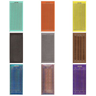 Peel Offs - Art Deco Frames - Colourful stickers for card-making BOGOF ...