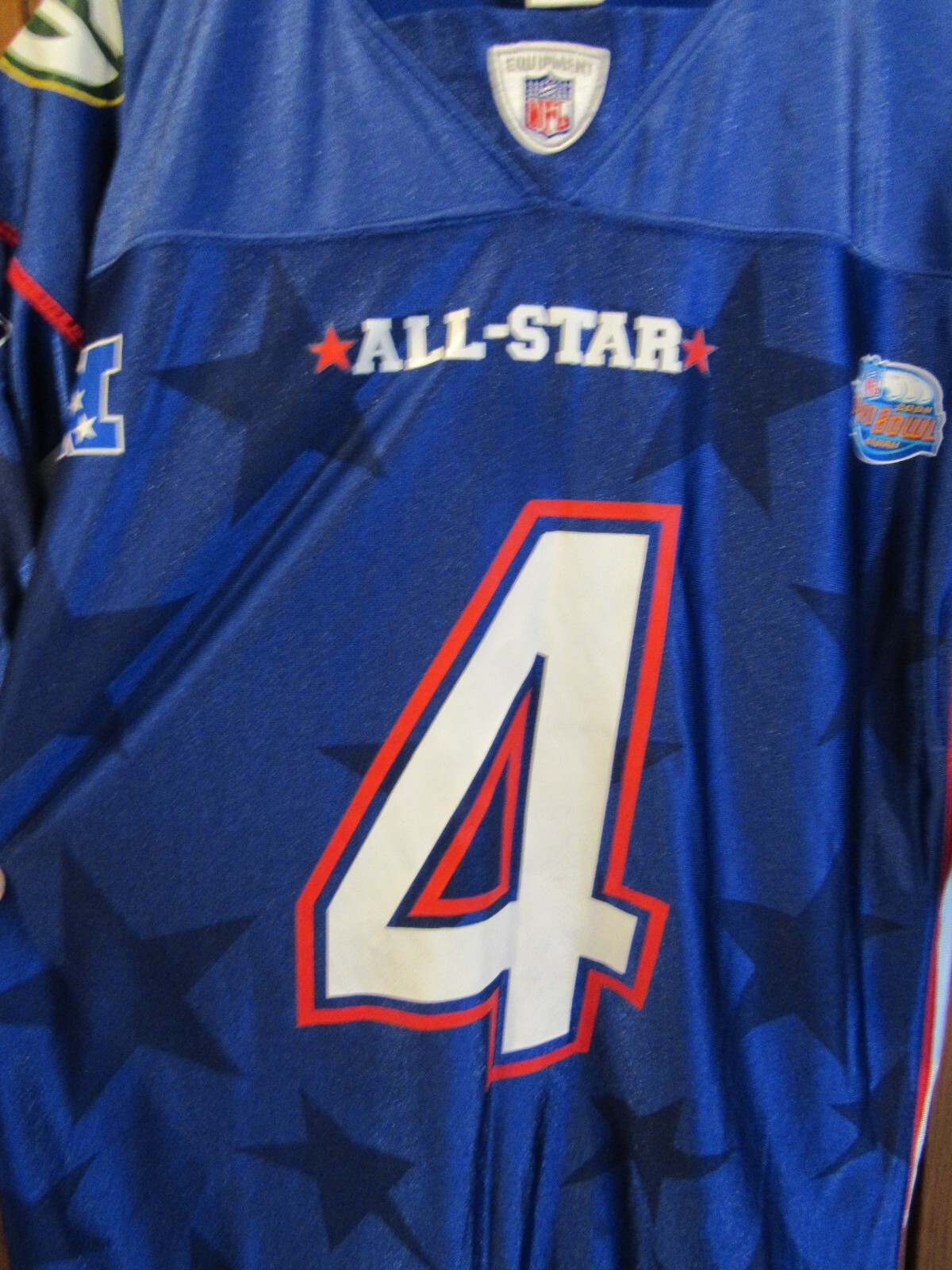 Brett Favre Football NFL 2004 Pro Bowl Jersey Packers Men's size Large ...