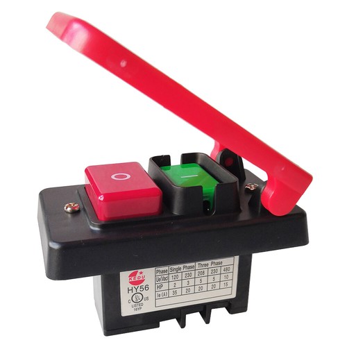 KEDU HY56 220V 380V 20A Industrial On Off Large Pushbutton Switch for ...