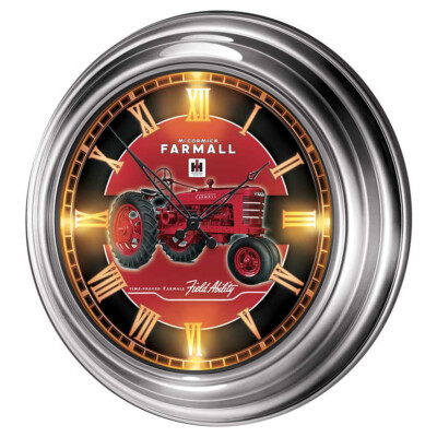 Farmall Illuminated Indoor/Outdoor Atomic Wall Clock by The Bradford ...