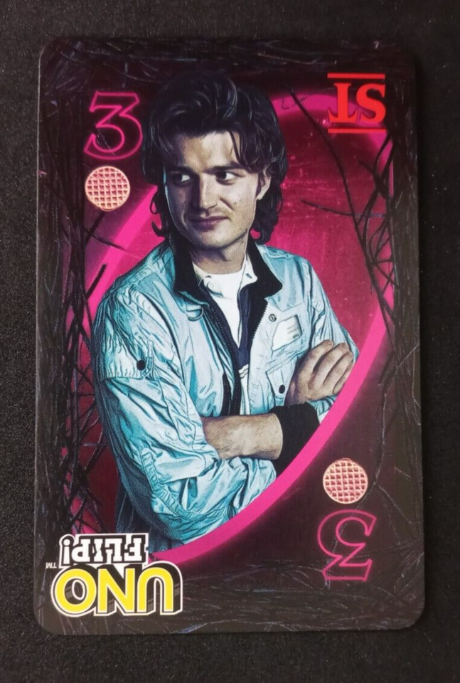 2017 Stranger Things Uno Flip! Card Red Eleven #11 | eBay