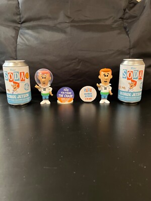 George Jetson Funko Sodas both CHASE with Helmet (1/1600 LE) and Common ...