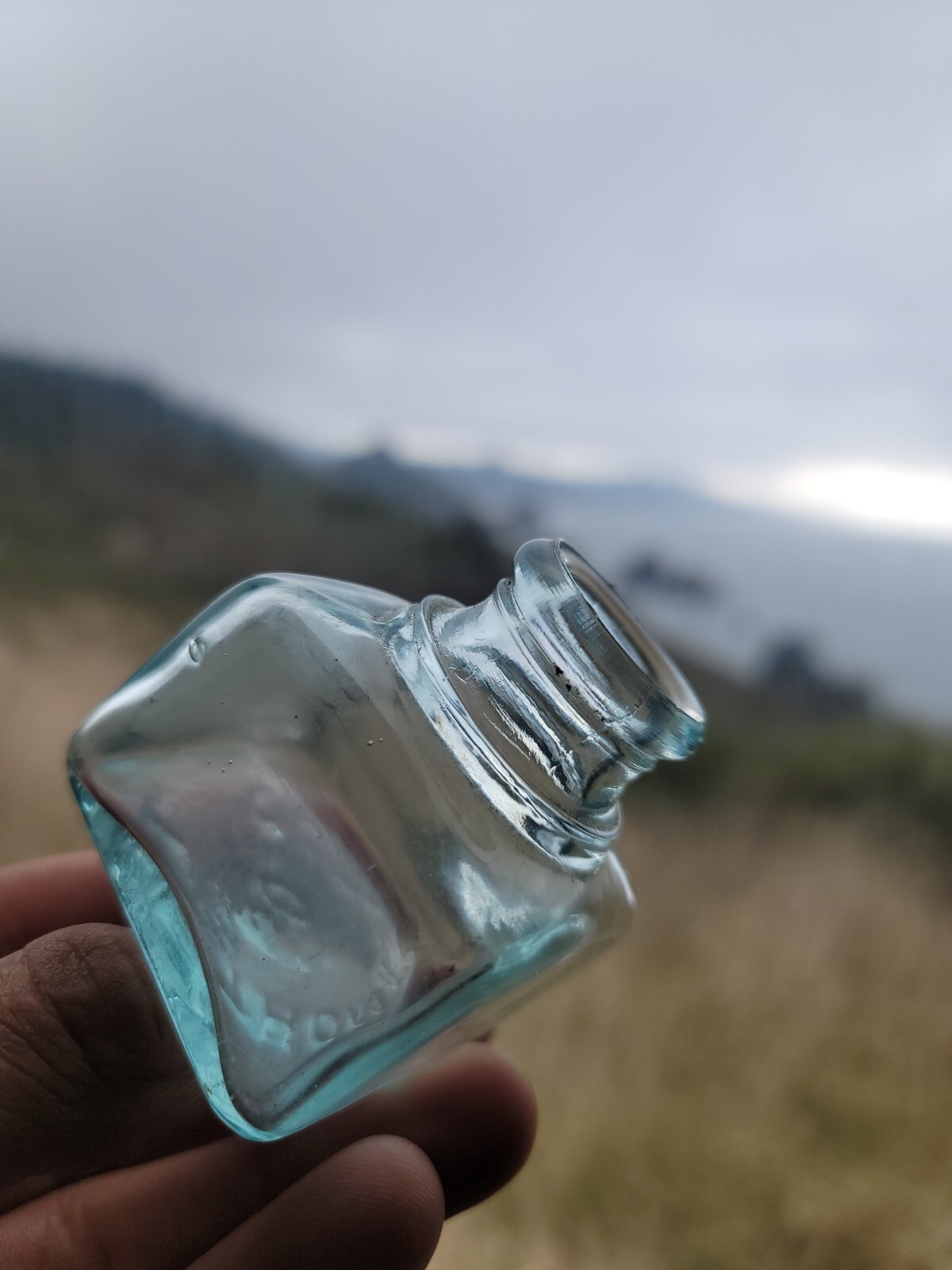 Nice Old Thomas & Co. Inkwell ☆ Antique Blue Aqua Ink Bottle! | eBay