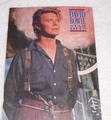 DAVID BOWIE pin up poster & INXS back side full color pic from teen ...