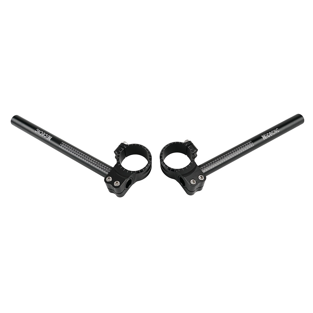 50mm 7°Clip-ons Handlebars 7/8" For Yamaha YZF-R6 YZF-R1 YZF-R6S FZ1 ...