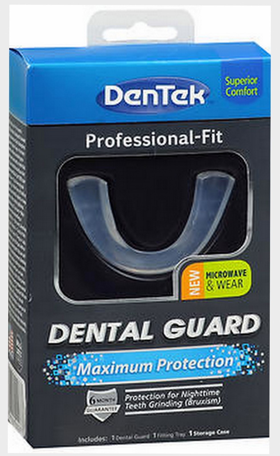 DenTek DENTAL GUARD For Nighttime Teeth Grinding (Bruxism) Professional ...
