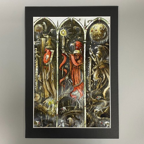 GRIMDARK IMPERIAL TRIPTYCH IMPERIUM OF MAN ART PICTURE WARHAMMER 40K ...