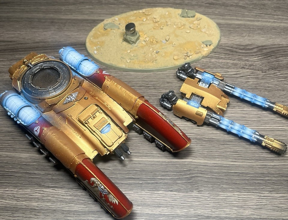 Legio Custodes Caladius Grav Tank Forge World Warhammer 40K 30K Painted ...