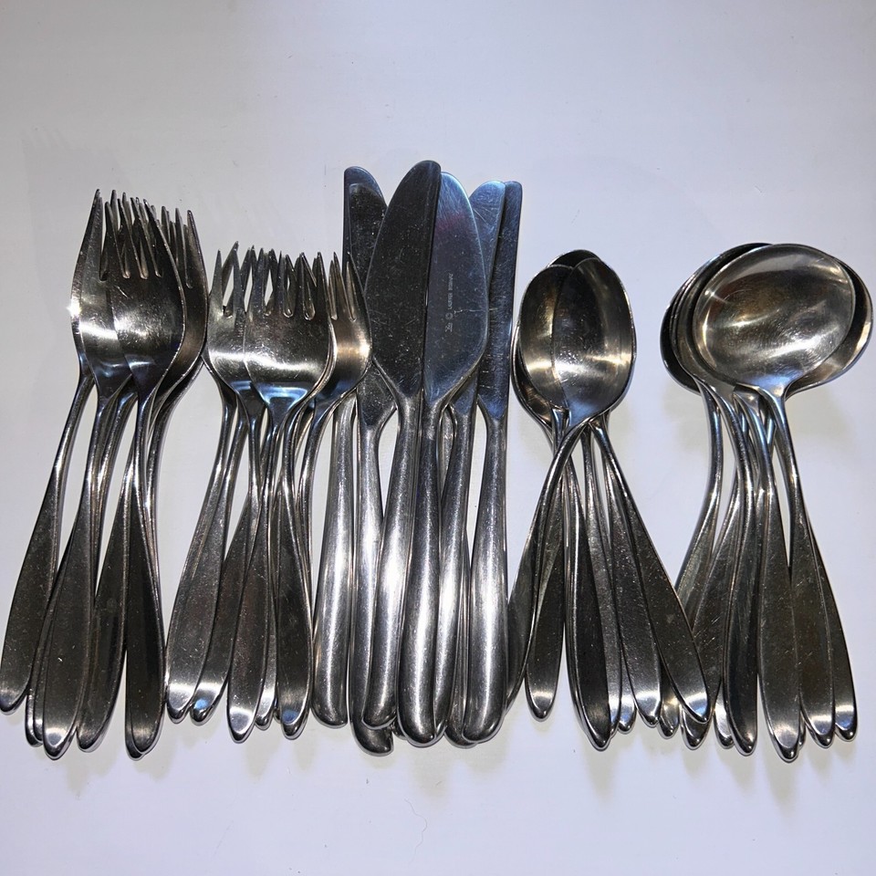 Towle Lauffer DESIGN 2 Stainless Steel Flatware Norway, Germany, Japan ...
