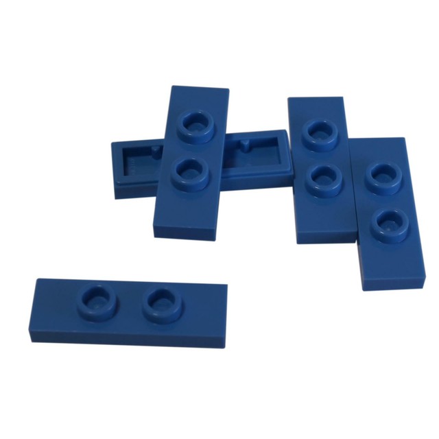 5 NEW LEGO Plate, Modified 1 x 3 with 2 Studs (Double Jumper) Medium ...