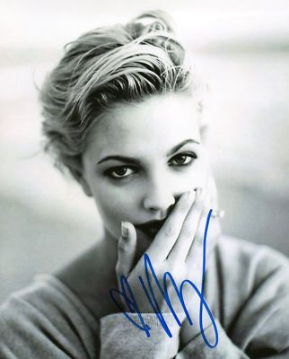 DREW BARRYMORE AUTOGRAPHED SIGNED A4 POSTER PHOTO PRINT | eBay