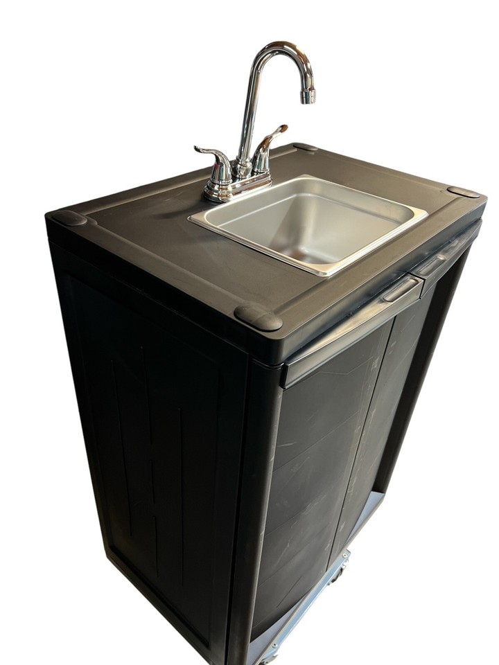 Portable Hand Wash Sink with Hot and Cold Water with NSF Parts 110V ...