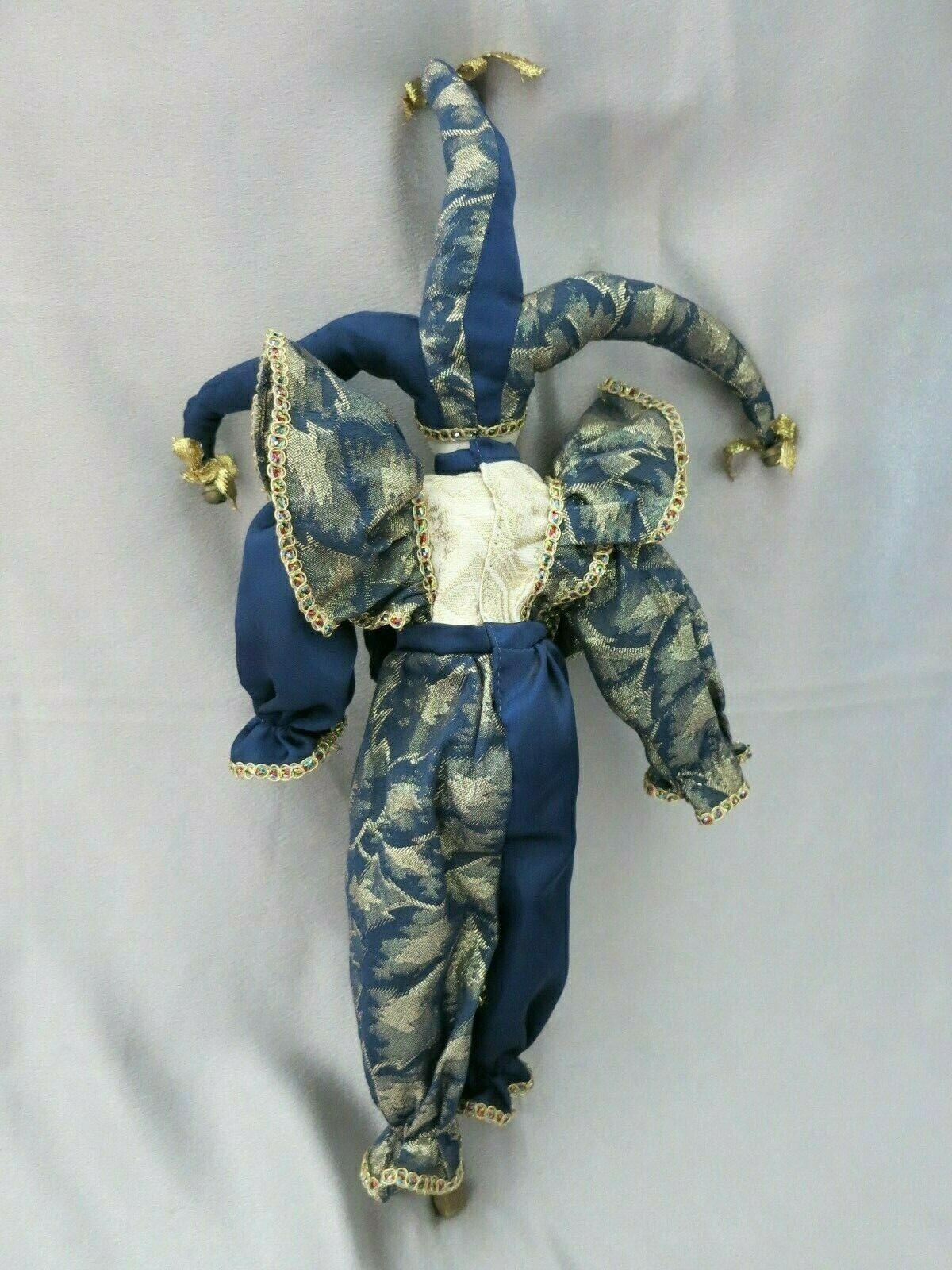 Exquisite Vintage 1980s / 1990s Porcelain Harlequin Jester Clown Doll ...