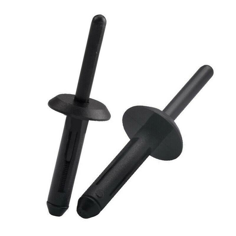 50x Nylon Fascia Bumper Rivets Car Body Repair Fastener Push Retainer ...