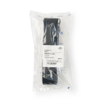 Washable Cotton Gait Belts, 72", Black | eBay