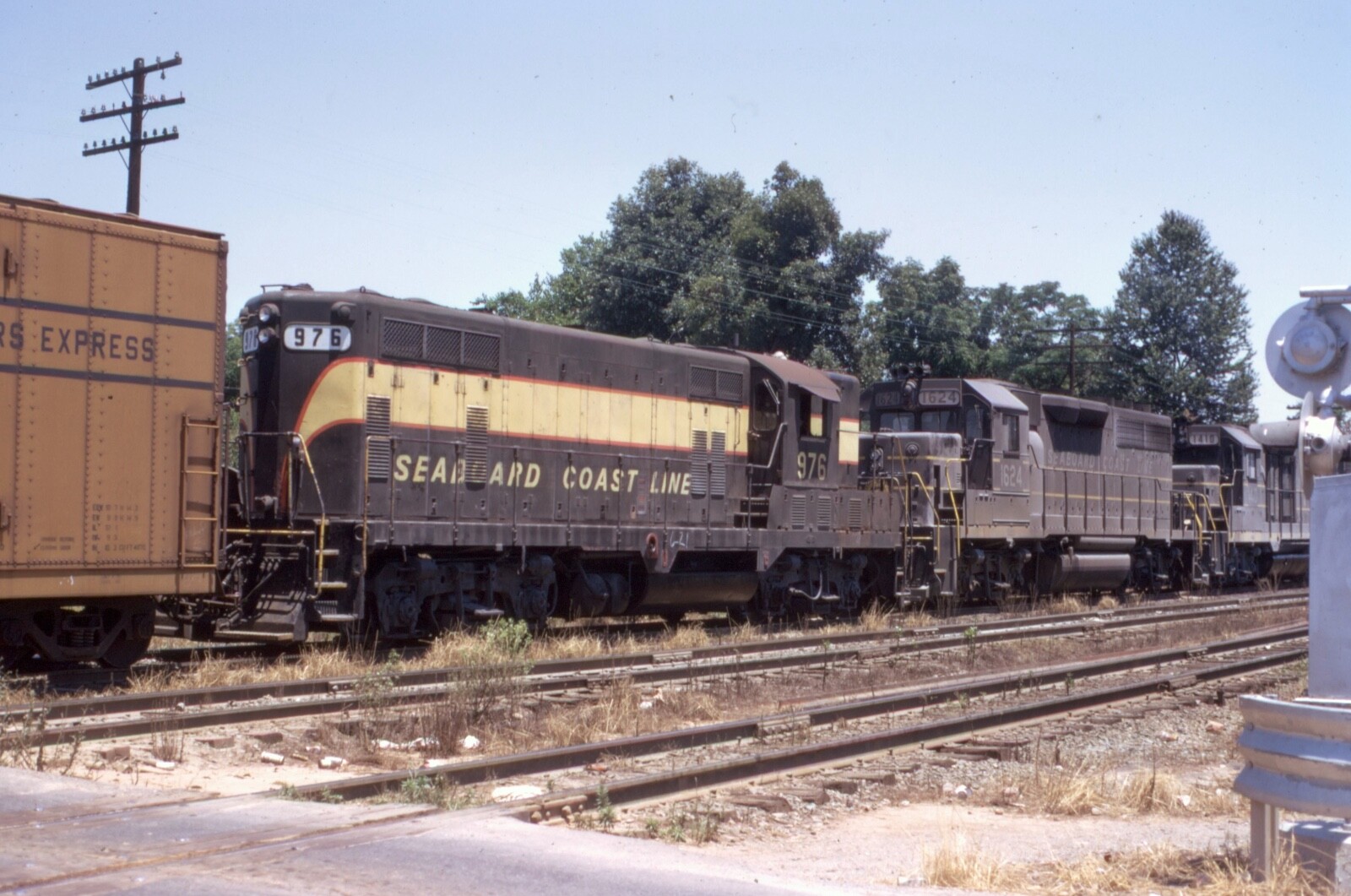 ORIGINAL RAILROAD SLIDE SCL SEABOARD COAST LINE 976 Monroe NORTH ...