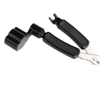 3 in 1 Guitar String Winder Cutter & Bridge Pin Puller Change String ...